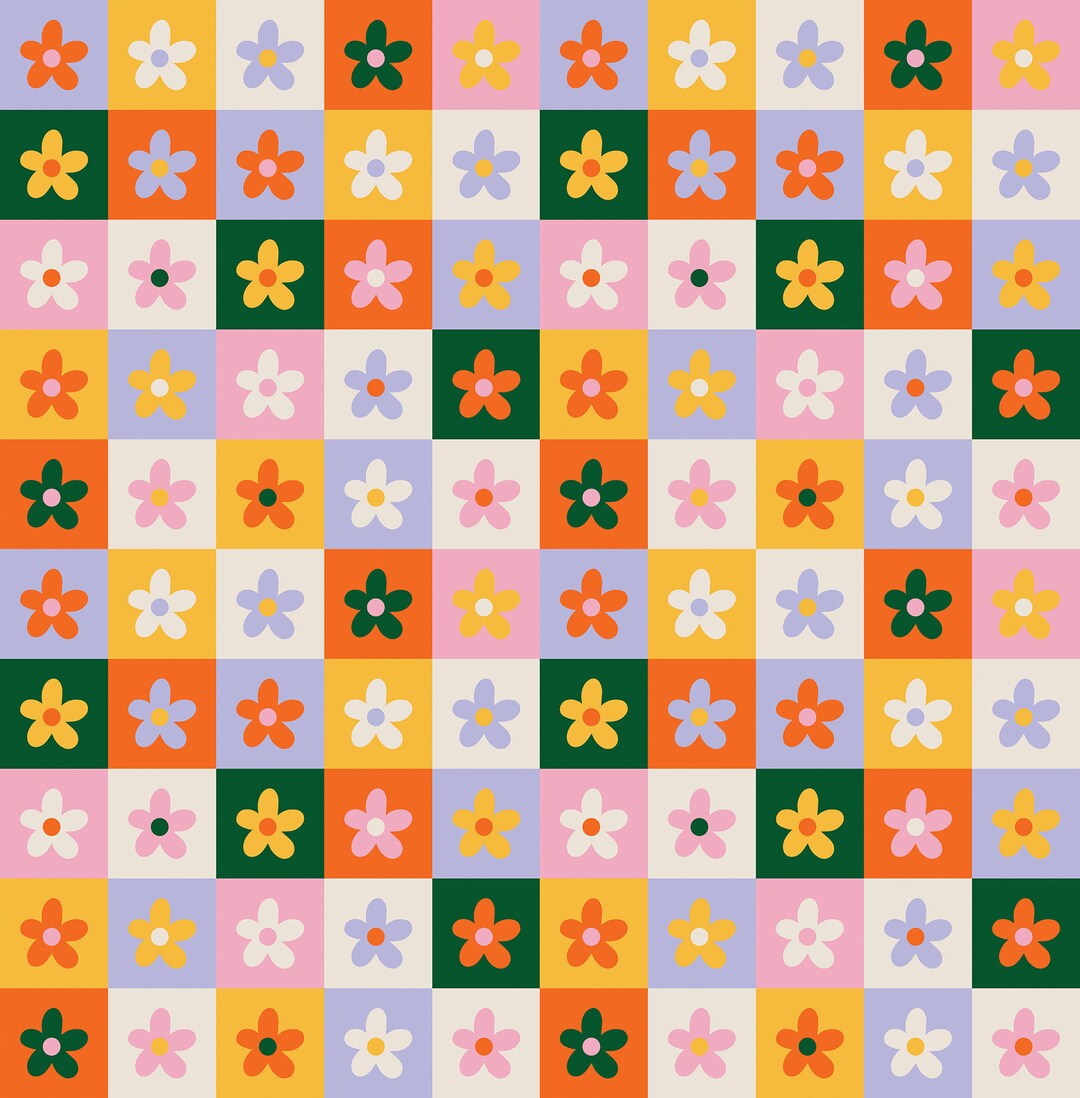 Flower Power Photo Backdrop // Polypaper Photography Backdrop // SIZES ...