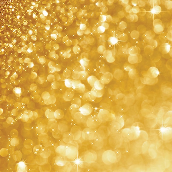 Yellow Bokeh Photo Backdrop | Etsy