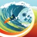 Surfer Photo Backdrop - Etsy
