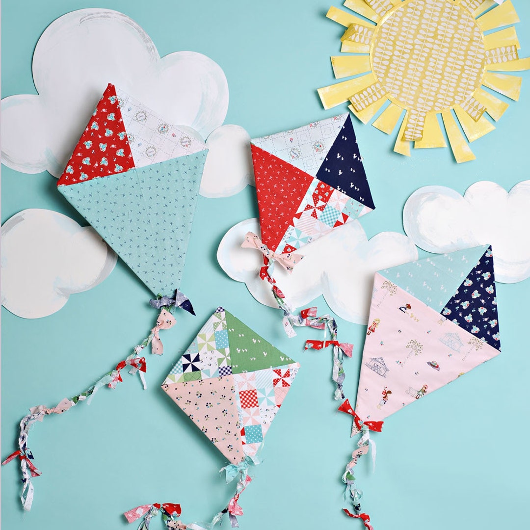 Kites Red & Pink Photo Backdrop - Etsy