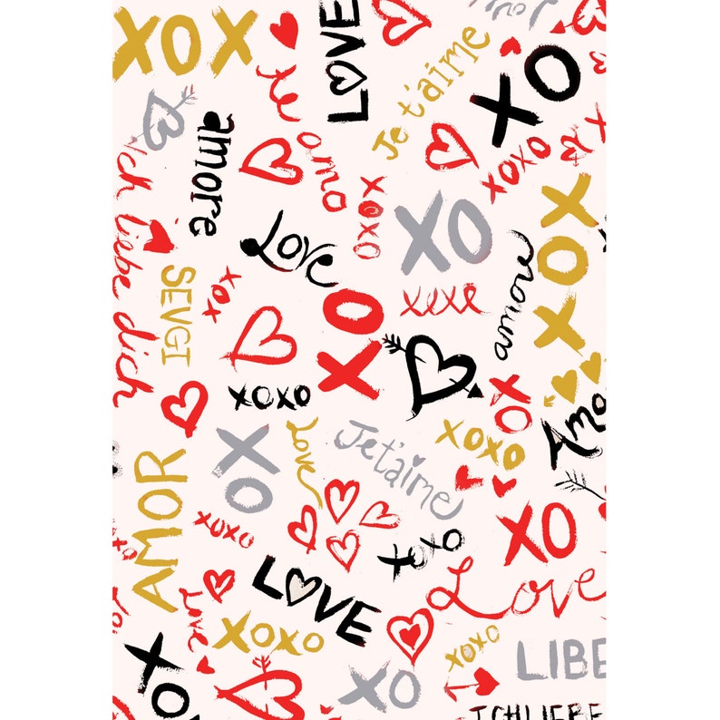 Love Languages Photo Backdrop // Polypaper Photography Backdrop ...