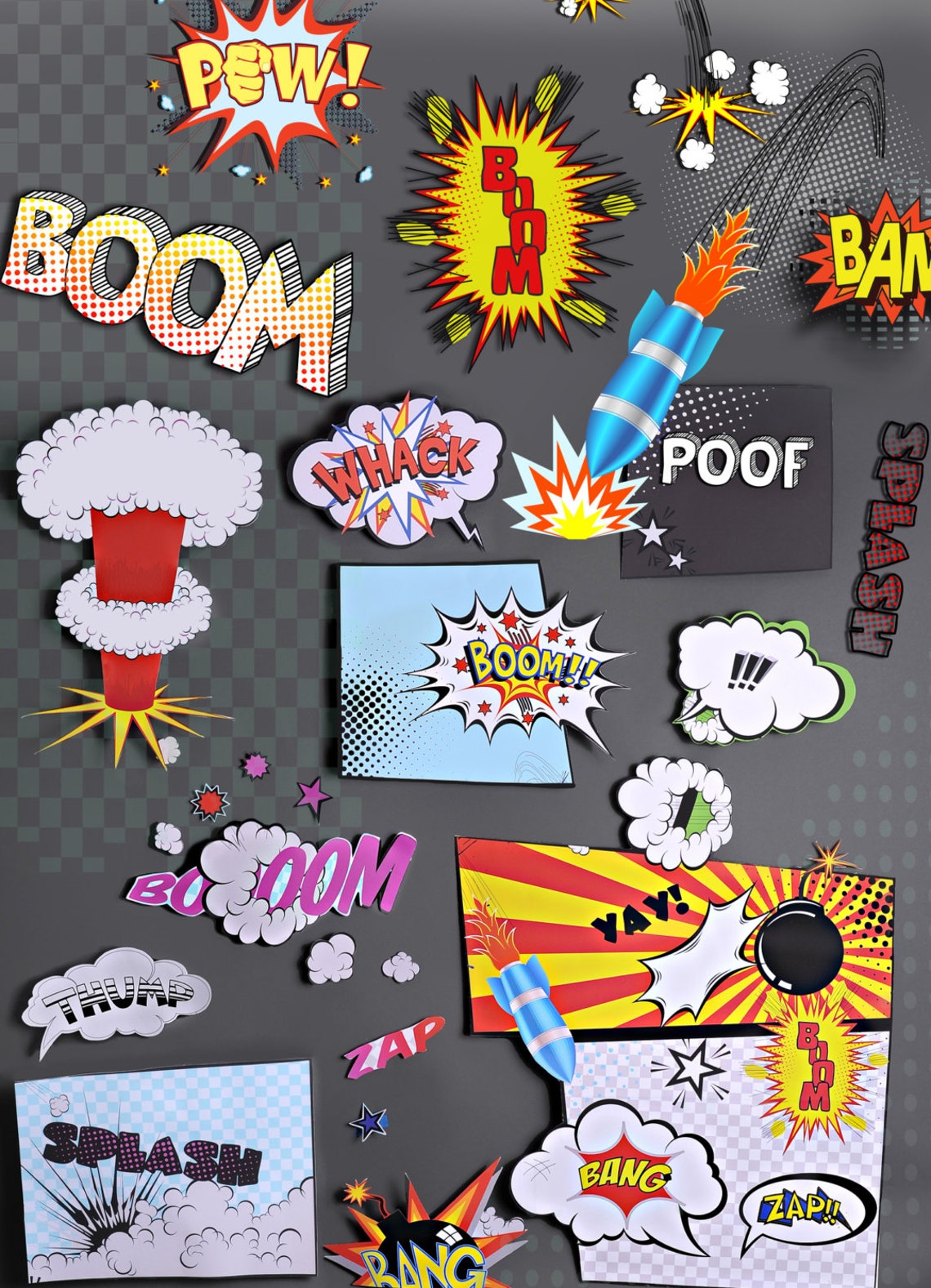 BOOM Photo Backdrop // Polypaper Photography Backdrop // - Etsy