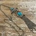 Vintage Southwestern Native American Style Navajo Tassel Silver Tone ...