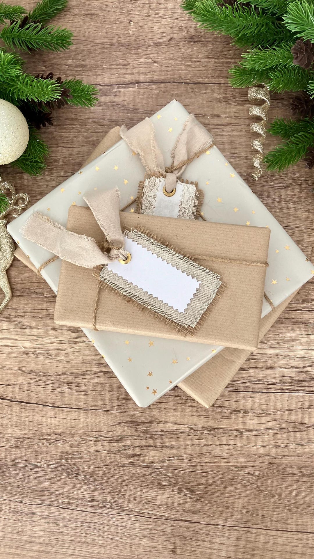 Luxury Christmas Gift Tags Write Your Own Gift Labels Present Tags for ...