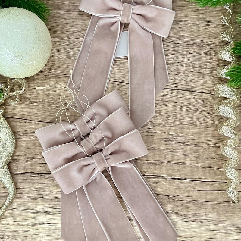 Velvet Bow - Etsy