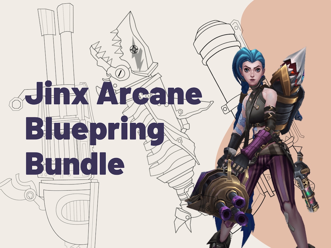 Arcane Jinx ALL WEAPONS BLUEPRINT - Arcane Weapon Jinx League of ...