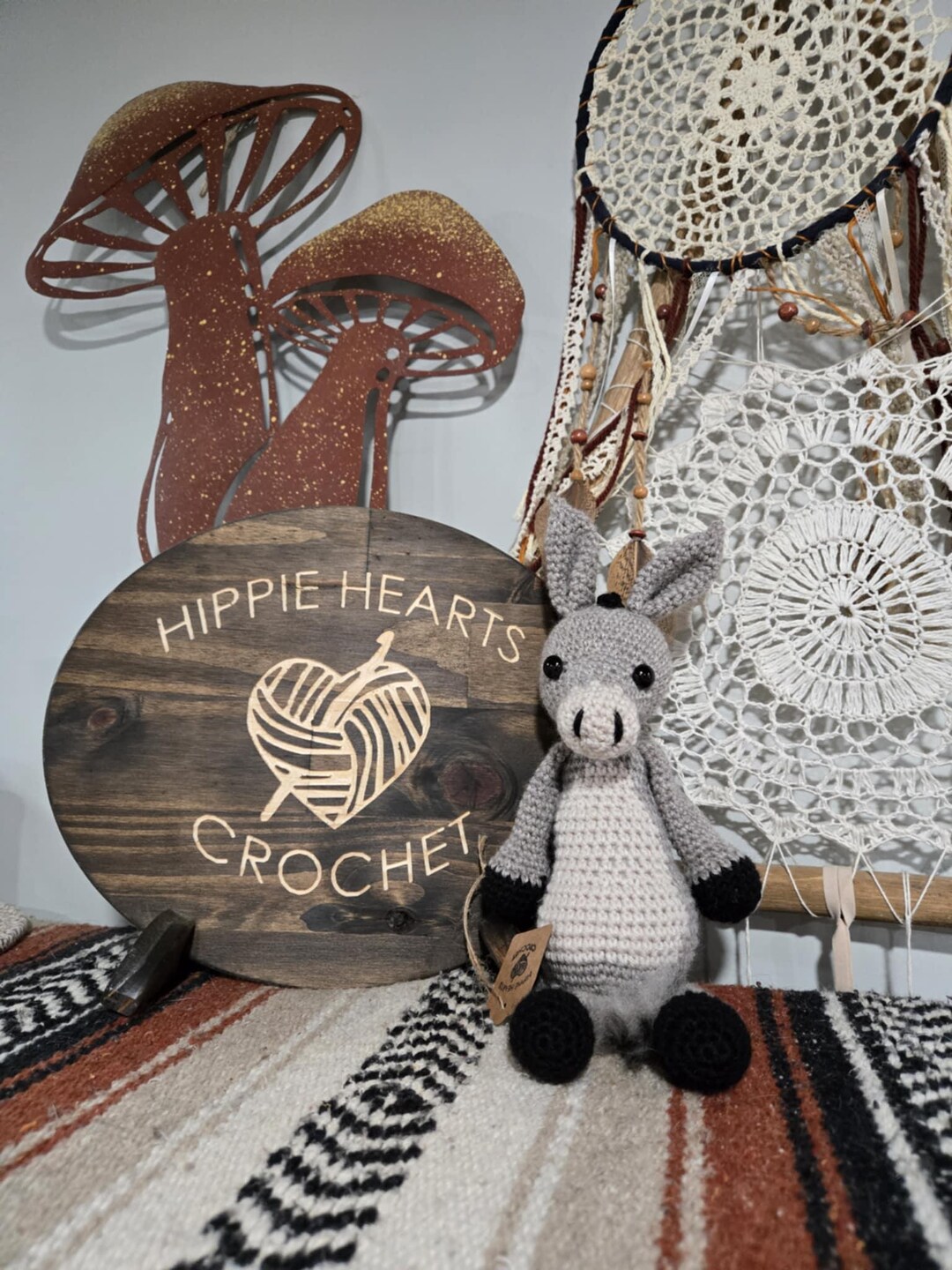 Crochet Donkey Stuffy - Etsy