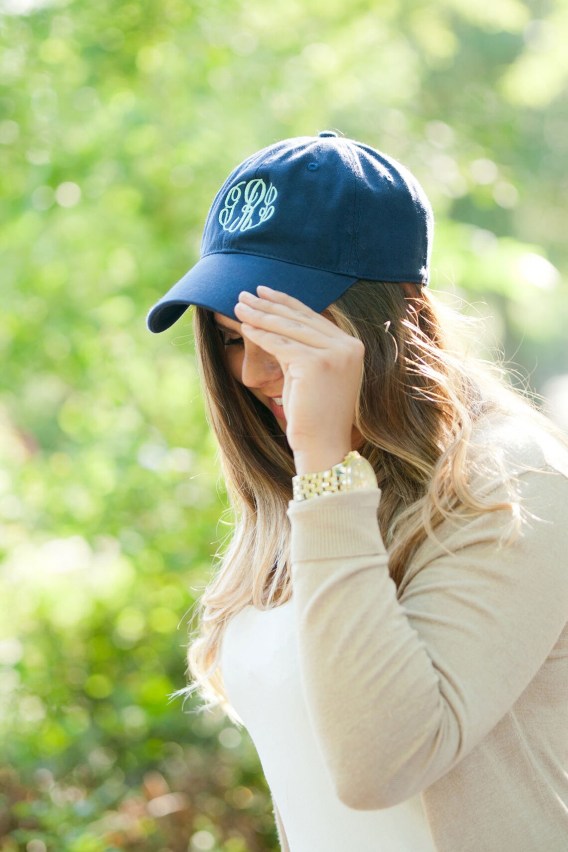 Caps Royal Blue Ball Cap Monogrammed Caps Adjustable Back - Etsy