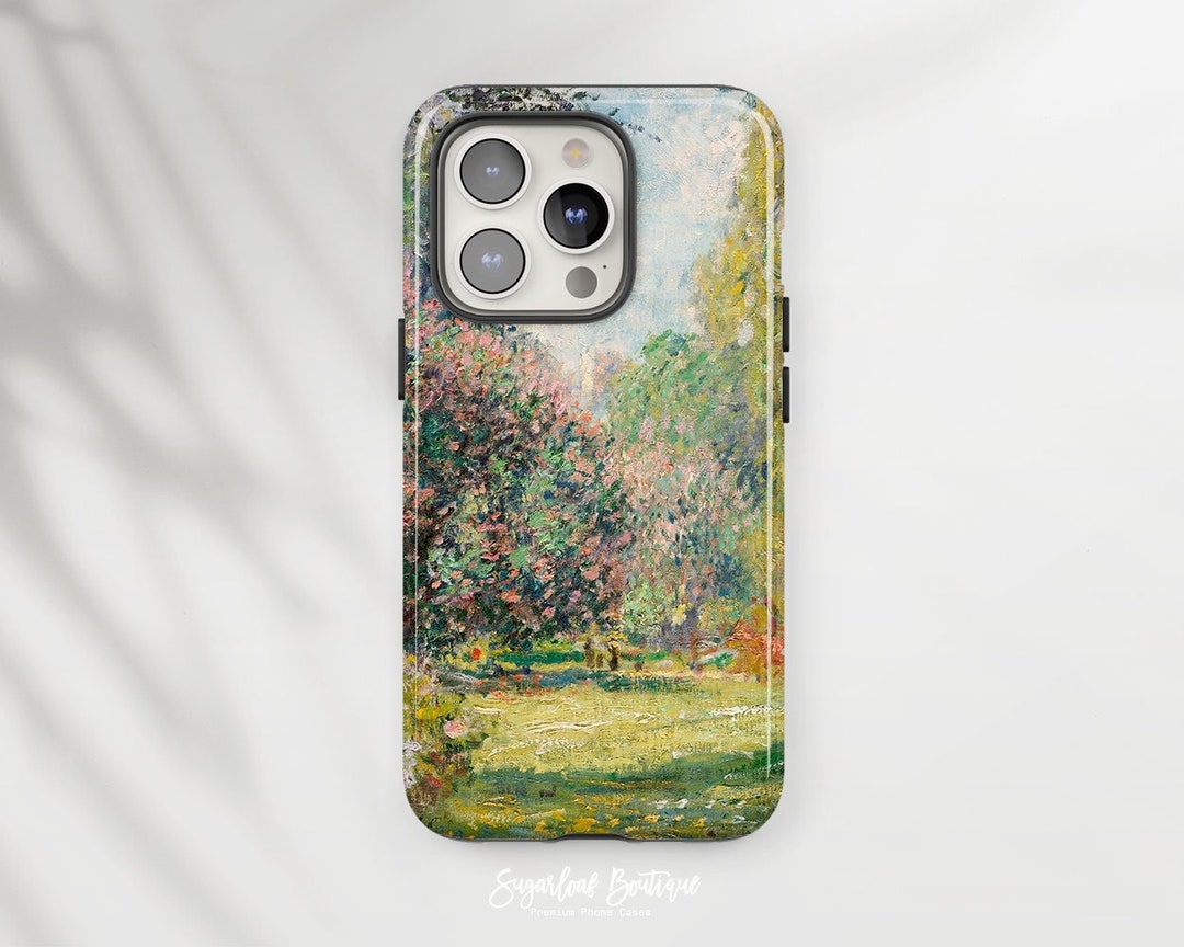 Claude Monet Parc Monceau iPhone Case - Forest Landscape ...