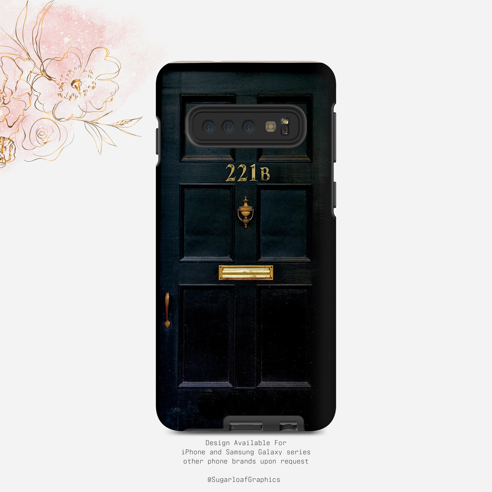 221B Baker Street Phone Case Sherlock Holmes Door Iphone Case | Etsy