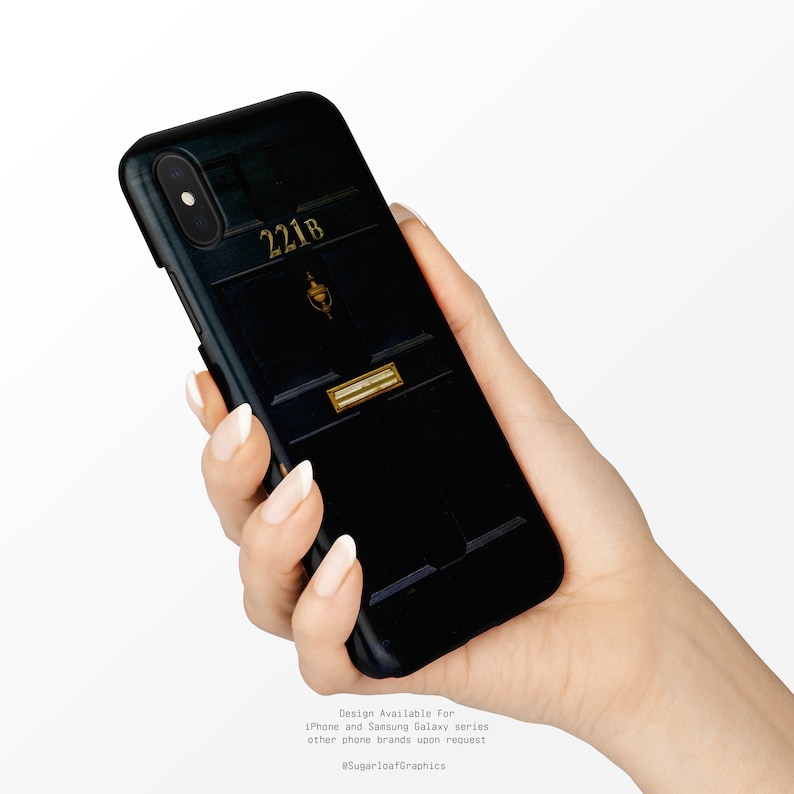 221B Baker Street Phone Case Sherlock Holmes Door Iphone Case | Etsy