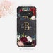 Personalized Initial Phone Case Chalkboard Gold Foil iPhone Case ...