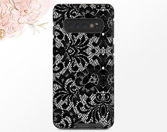 Black Lace Phone Case Boho Chic Iphone Case Samsung Case | Etsy