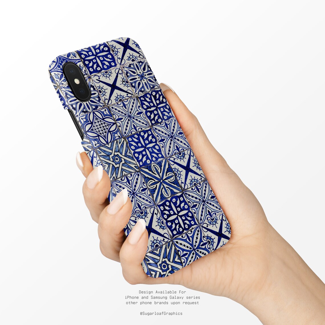 Blue and White Portuguese Tile Pattern Phone Case Iphone Case | Etsy