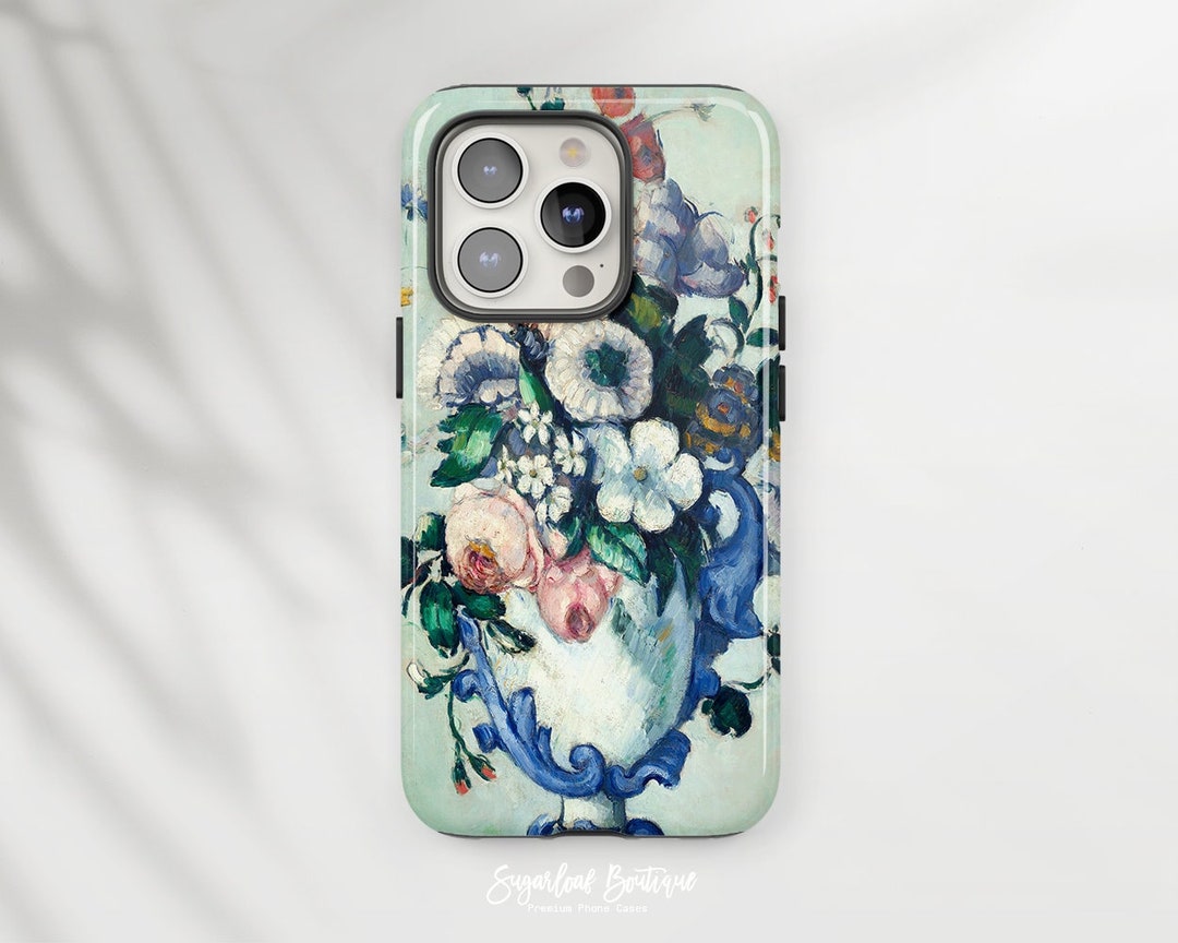 Phone Case: Cézanne Floral Rococo Vase - Slim & Tough Fit - Etsy
