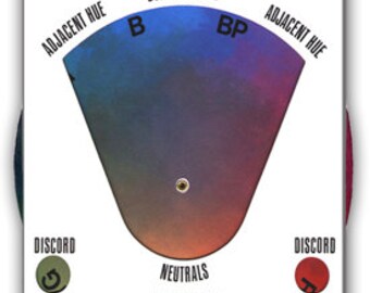 The Original Analogous COLOR WHEEL Hal Reed Art Supplies - Etsy