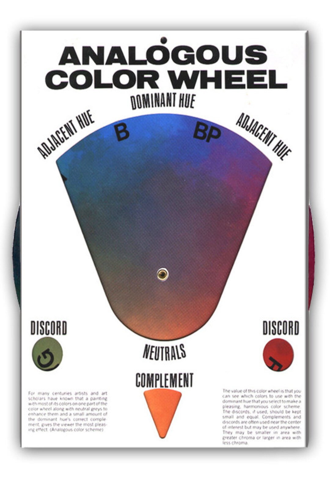 The Original Analogous COLOR WHEEL Hal Reed - Art Supplies - Oil ...