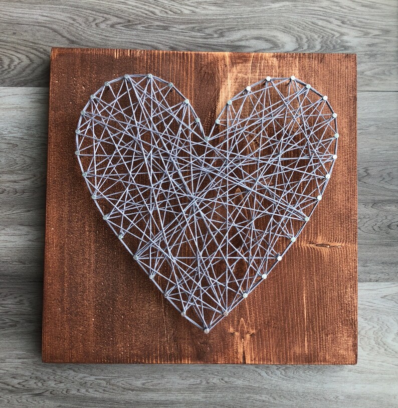 Heart String Art KIT, String Art, Kits for Kids, Kits for Adults ...