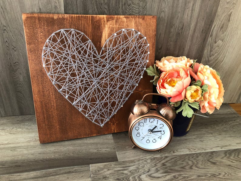 Heart String Art KIT, String Art, Kits for Kids, Kits for Adults ...