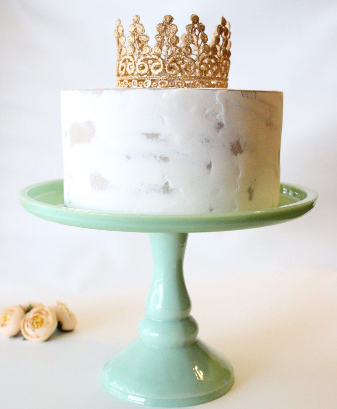 Gold Crown Cake Topper Centerpiece Kane Cake Topper Lace - Etsy
