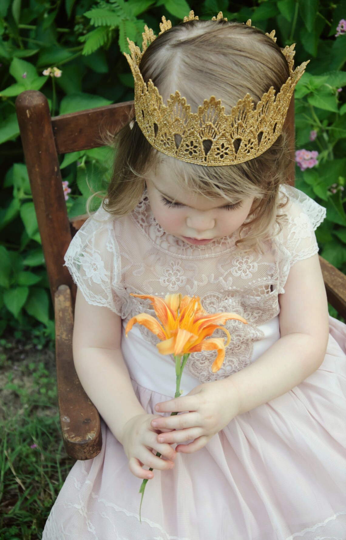 Silver Lace Princess Crown Lainey Silver Crown Baby | Etsy