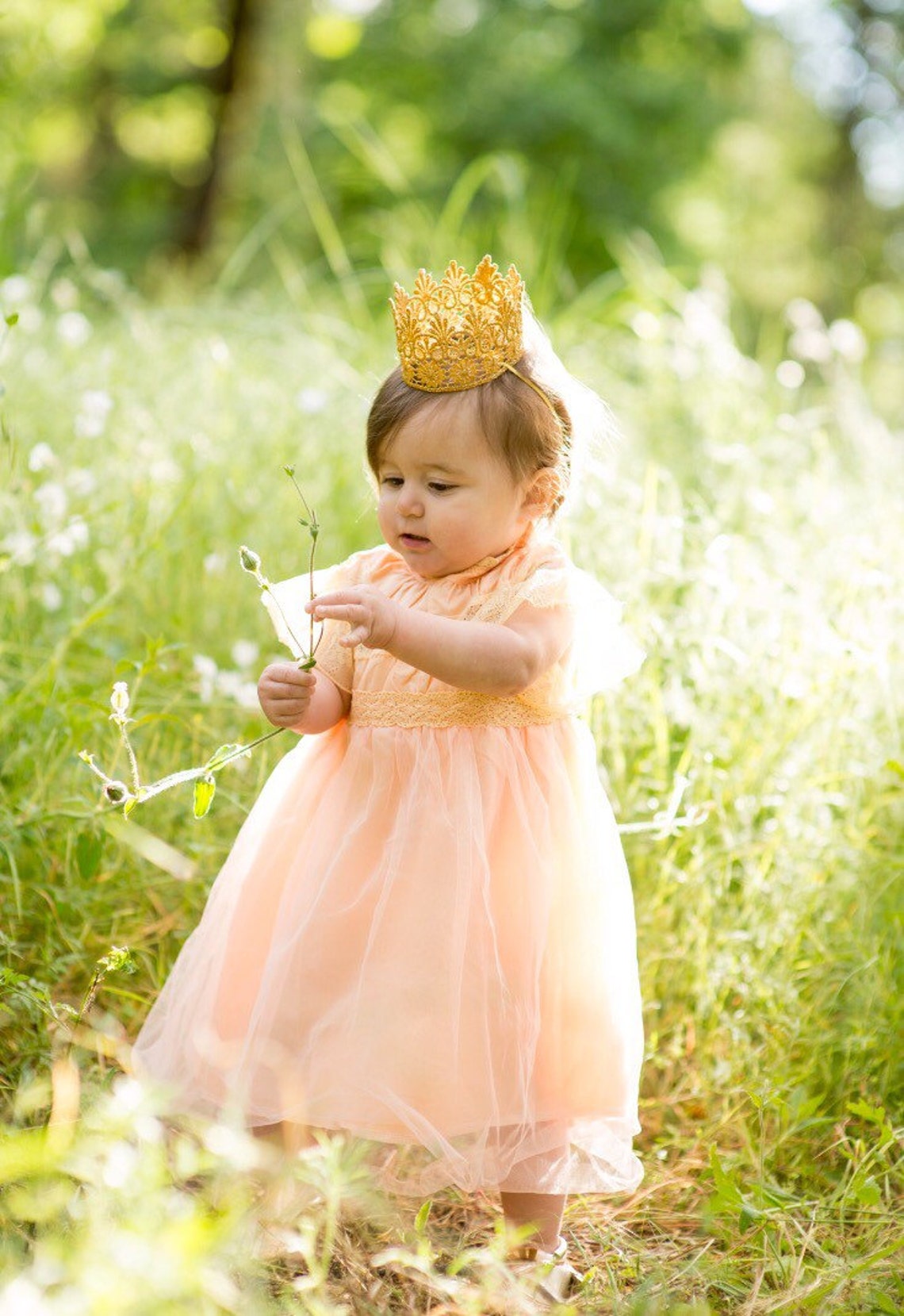 Princess Birthday Crown Headband Lace Birthday Crown - Etsy