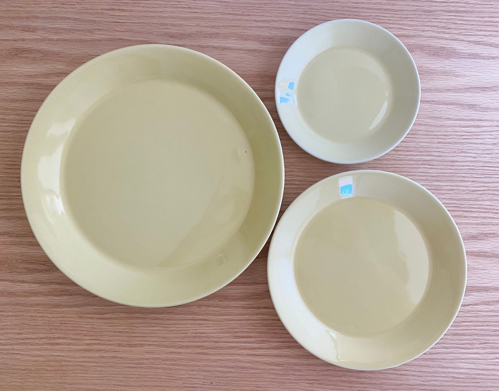 Arabia of Finland Yellow Teema Dinner Plates Set of 4 - Etsy