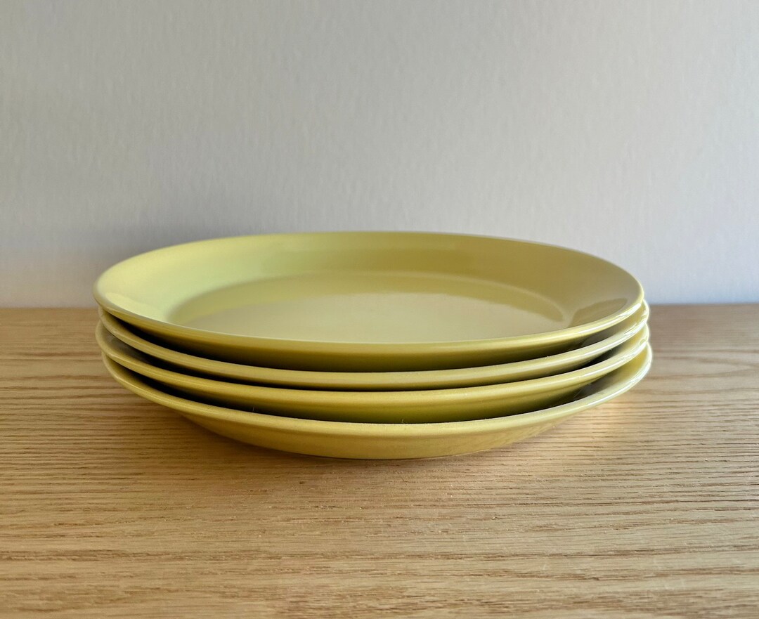 Arabia of Finland Yellow Teema Dinner Plates Set of 4 - Etsy