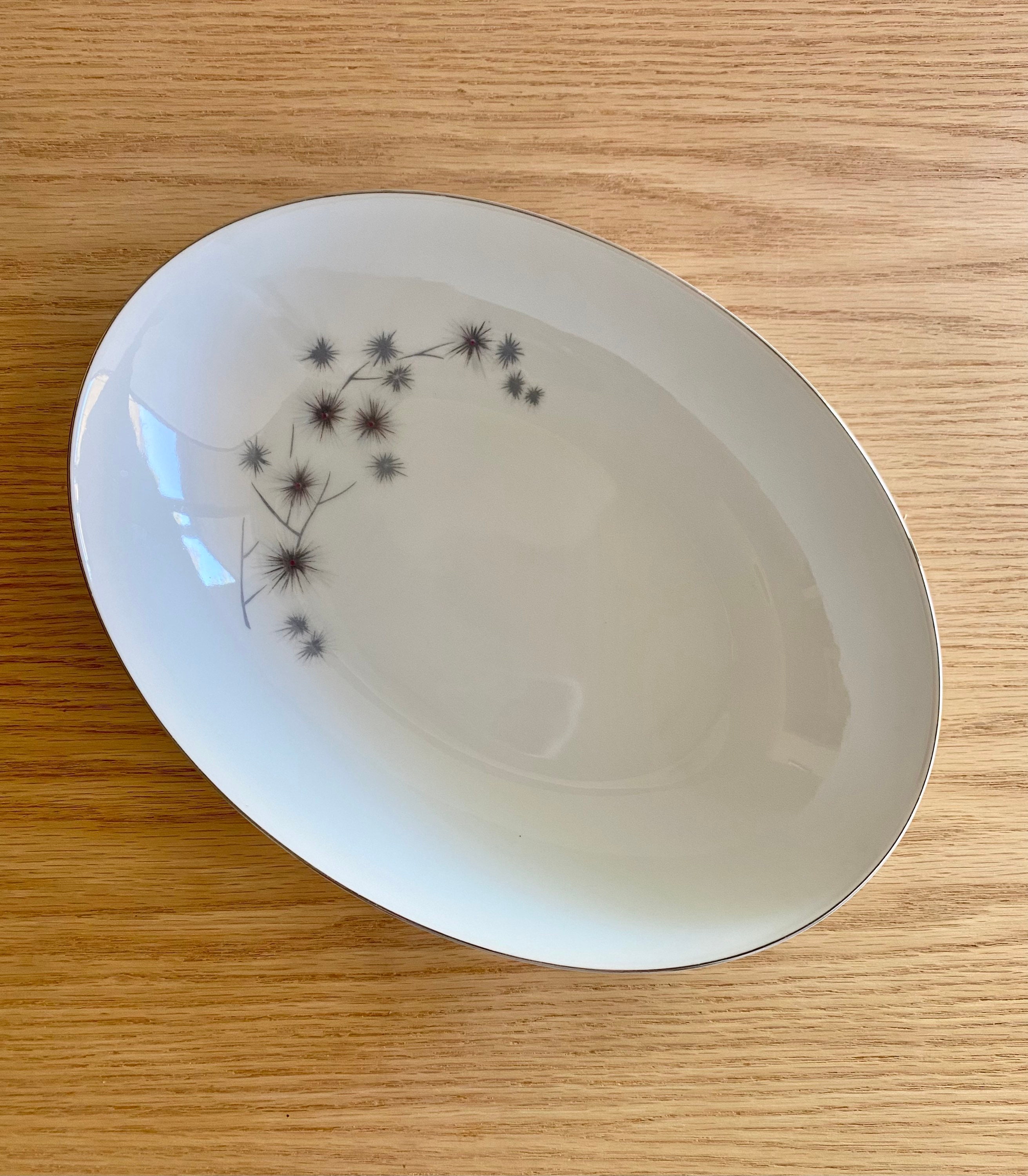 Home & Living Vintage Starburst Pattern Japanese Bone China Platters ...