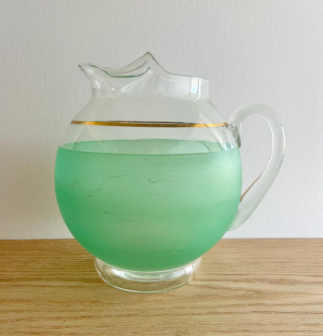 Blendo Frosted Glass Pitcher - Etsy