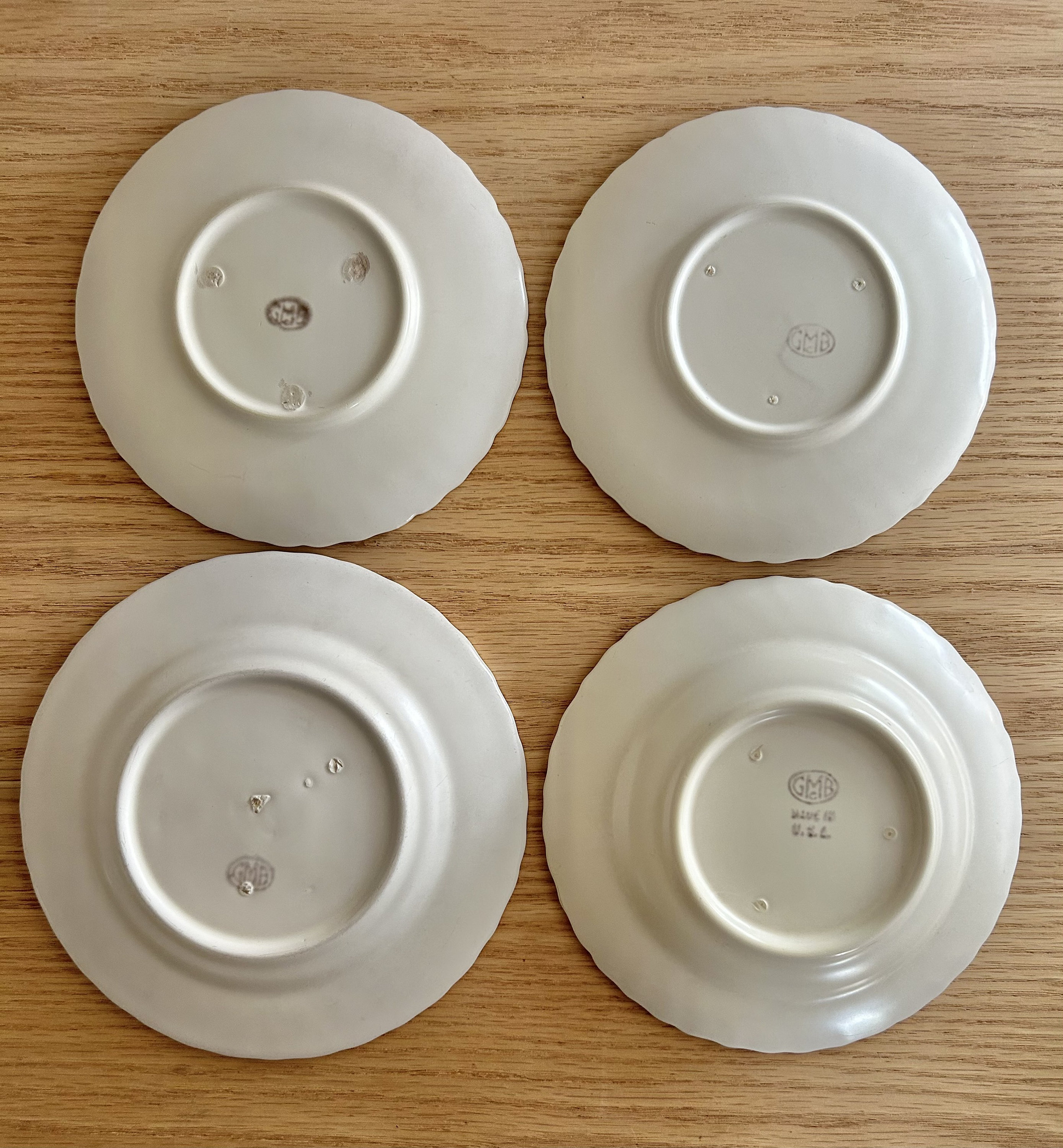 Coronado Gladding Mcbean Franciscan Matte Ivory Cream Pieces Set of 4 ...