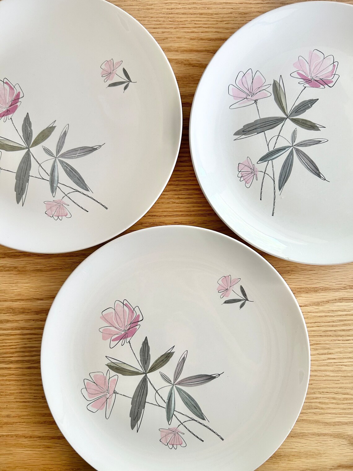 Vanity Fair Dinner Plates Made by Paden City Pottery Set of 6 Rare ...
