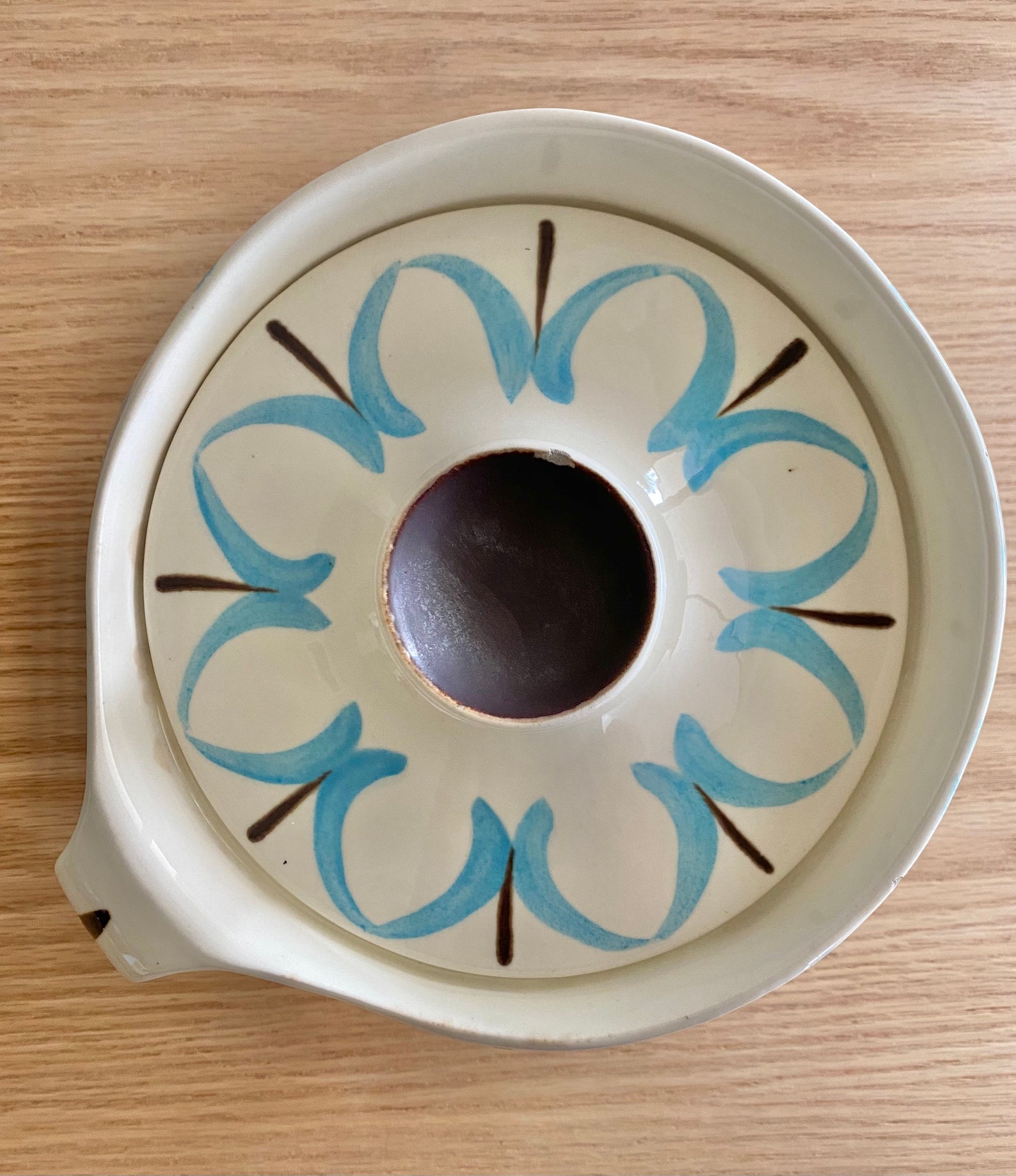 Red Wing White & Turquoise Munch Jar With Lid Very Rare - Etsy