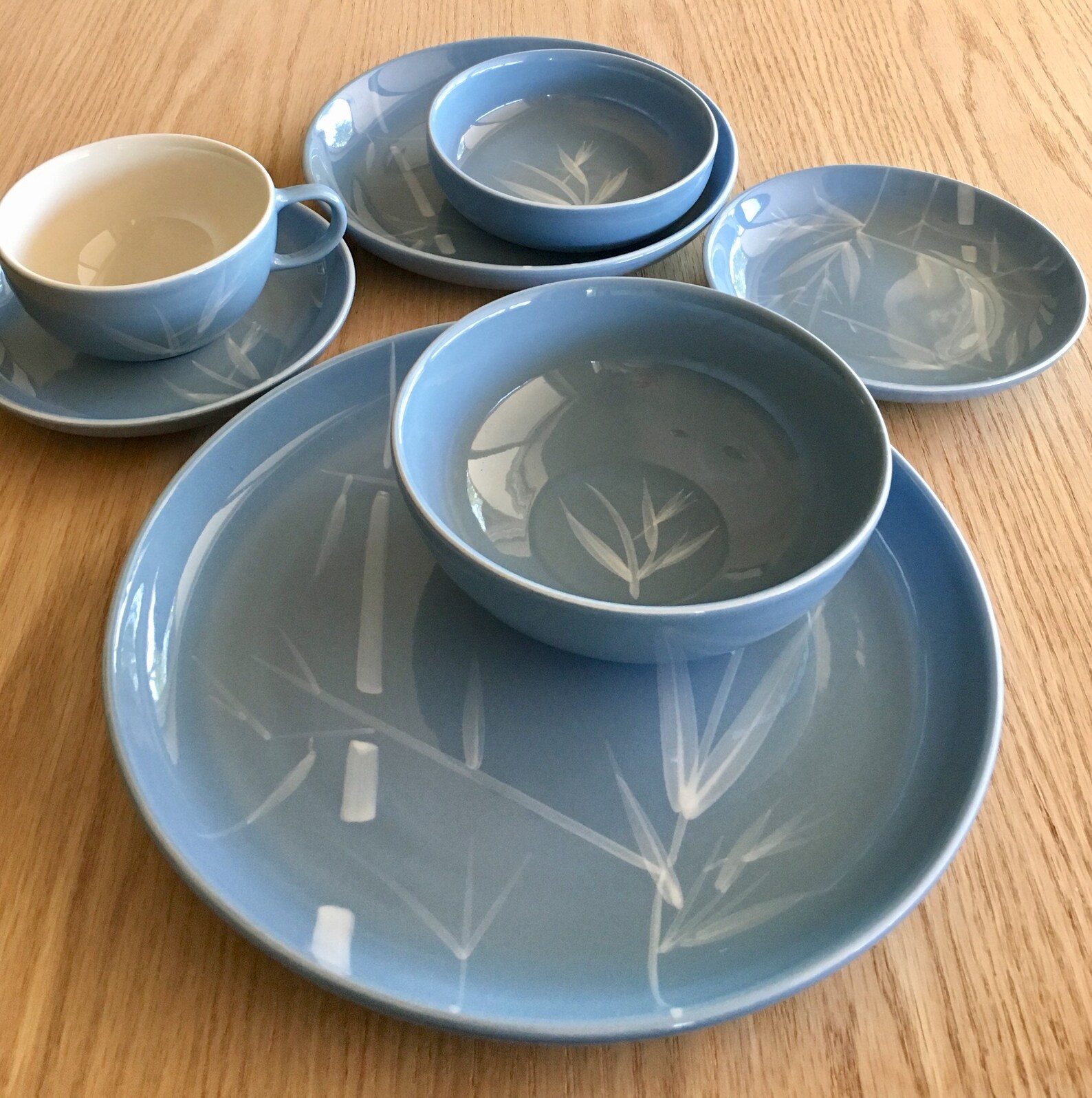Blue Pacific 1940-1960 Winfield Pottery From California Divided ...