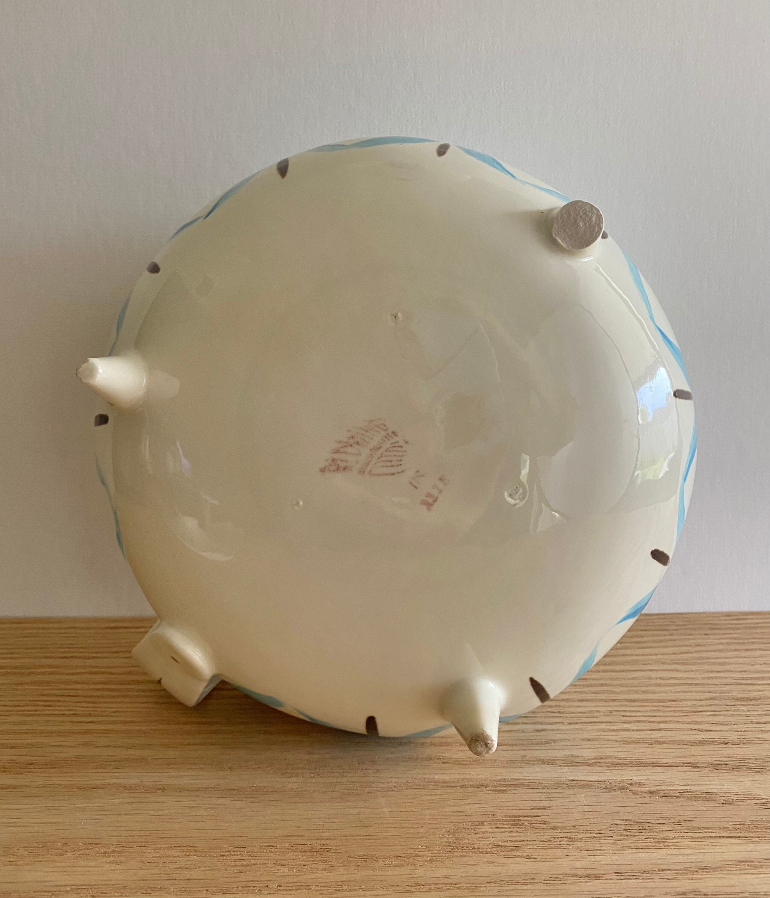 Red Wing White & Turquoise Munch Jar With Lid Very Rare - Etsy