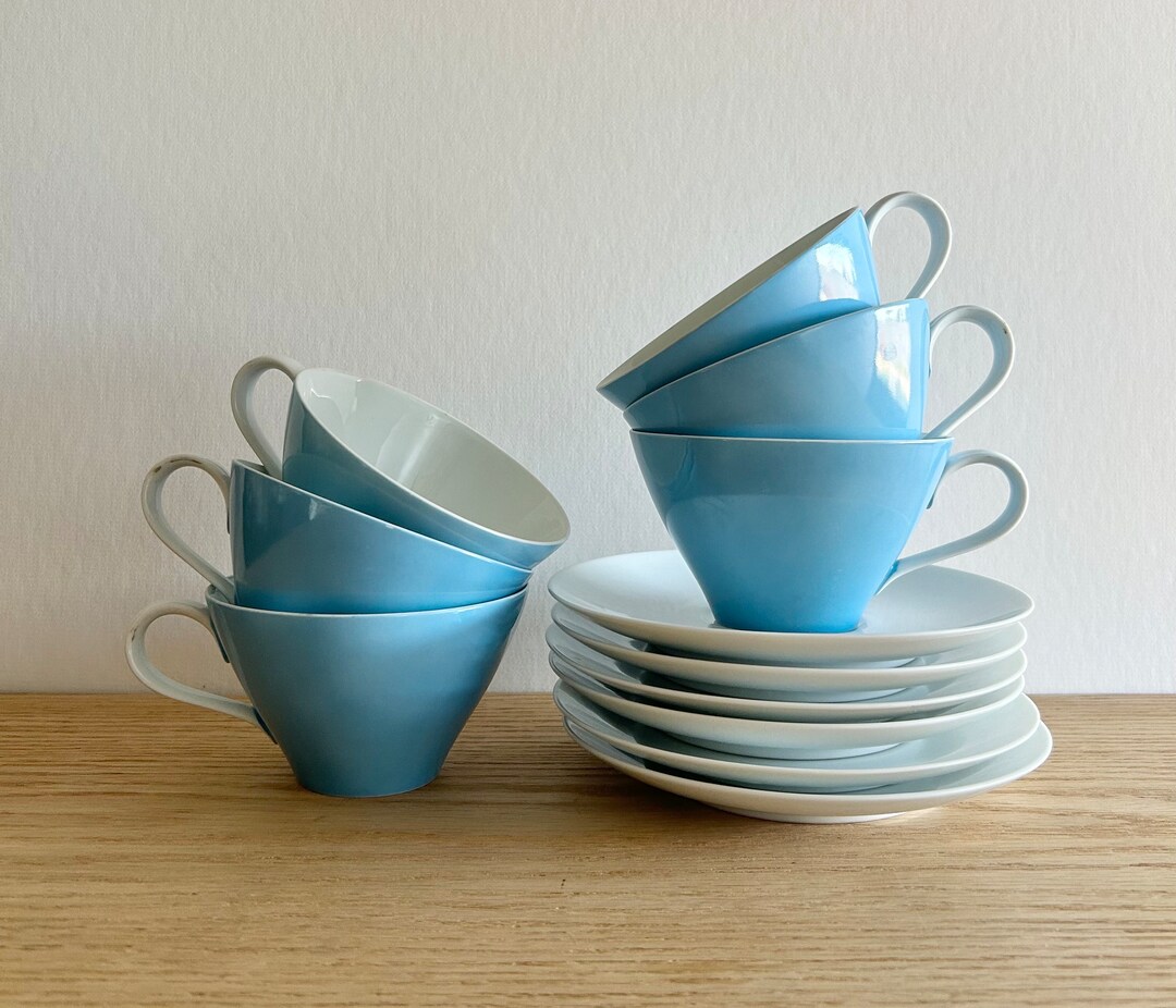 Noritake Cook N Serve China Cups & Saucers Set of 6 - Etsy