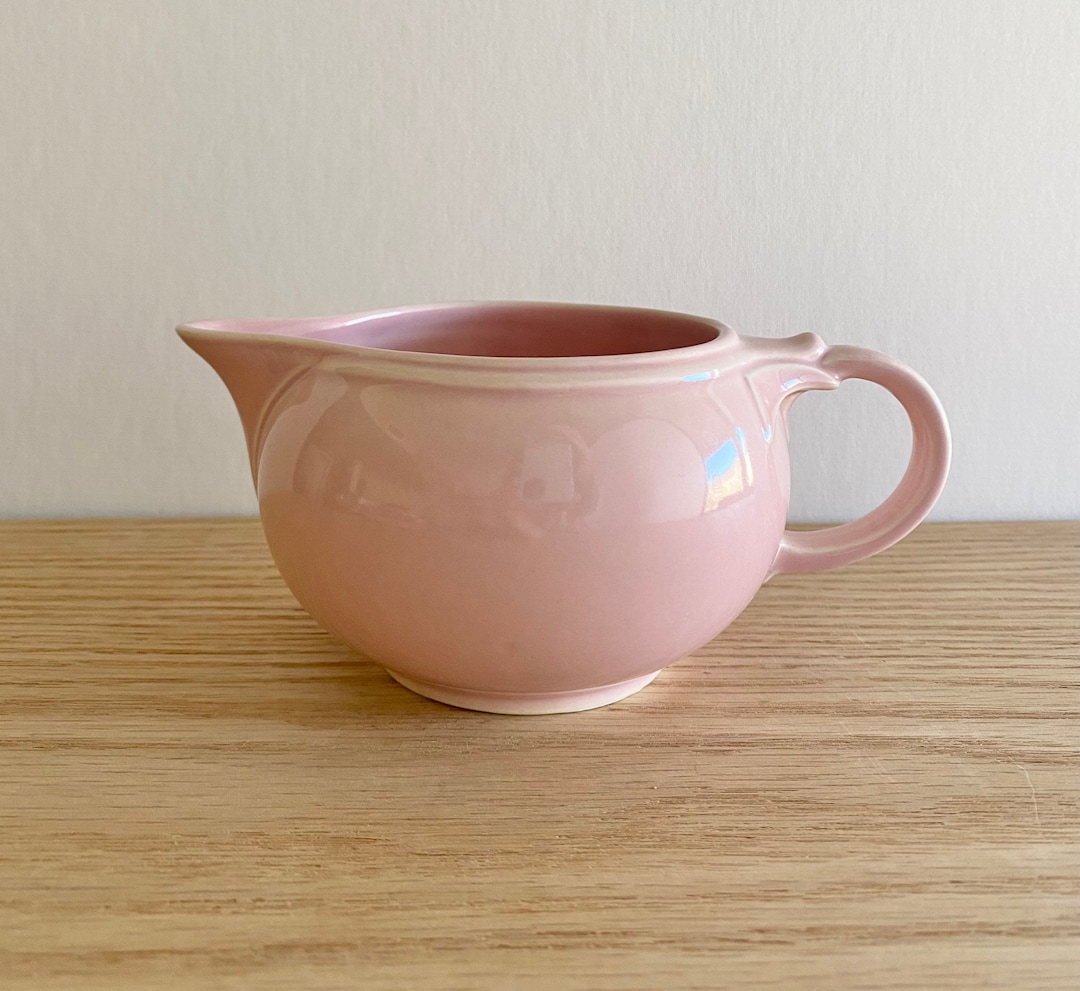 Luray Pastel Dinnerware Creamer in Pink - Etsy