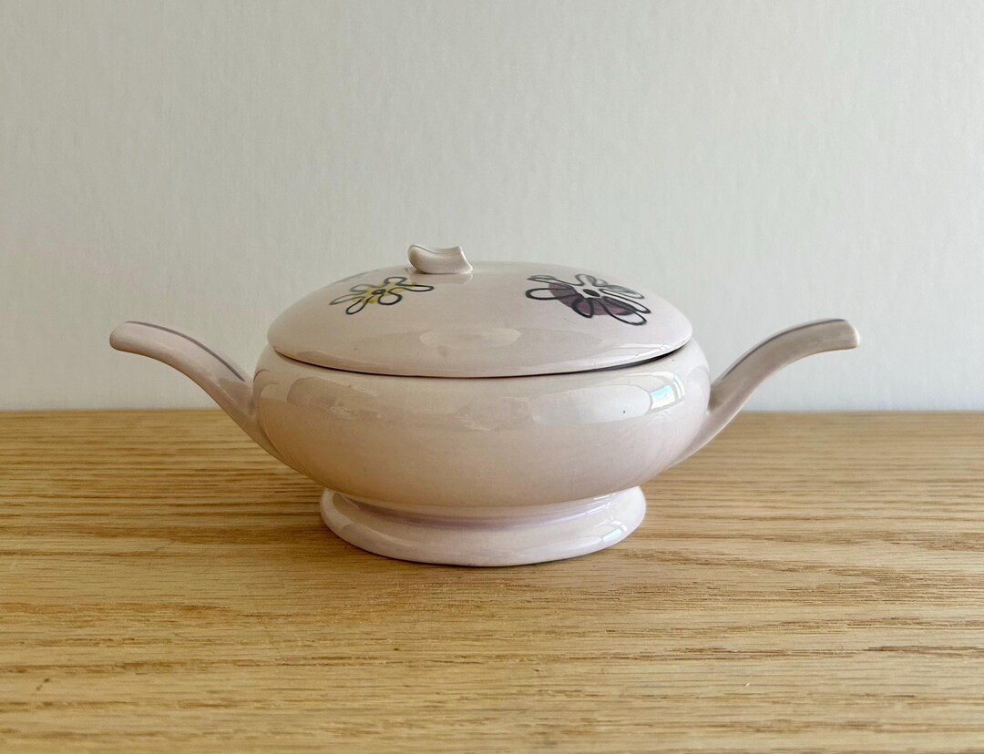 Red Wing Fantasy Sugar Bowl Made in 1947 - Etsy