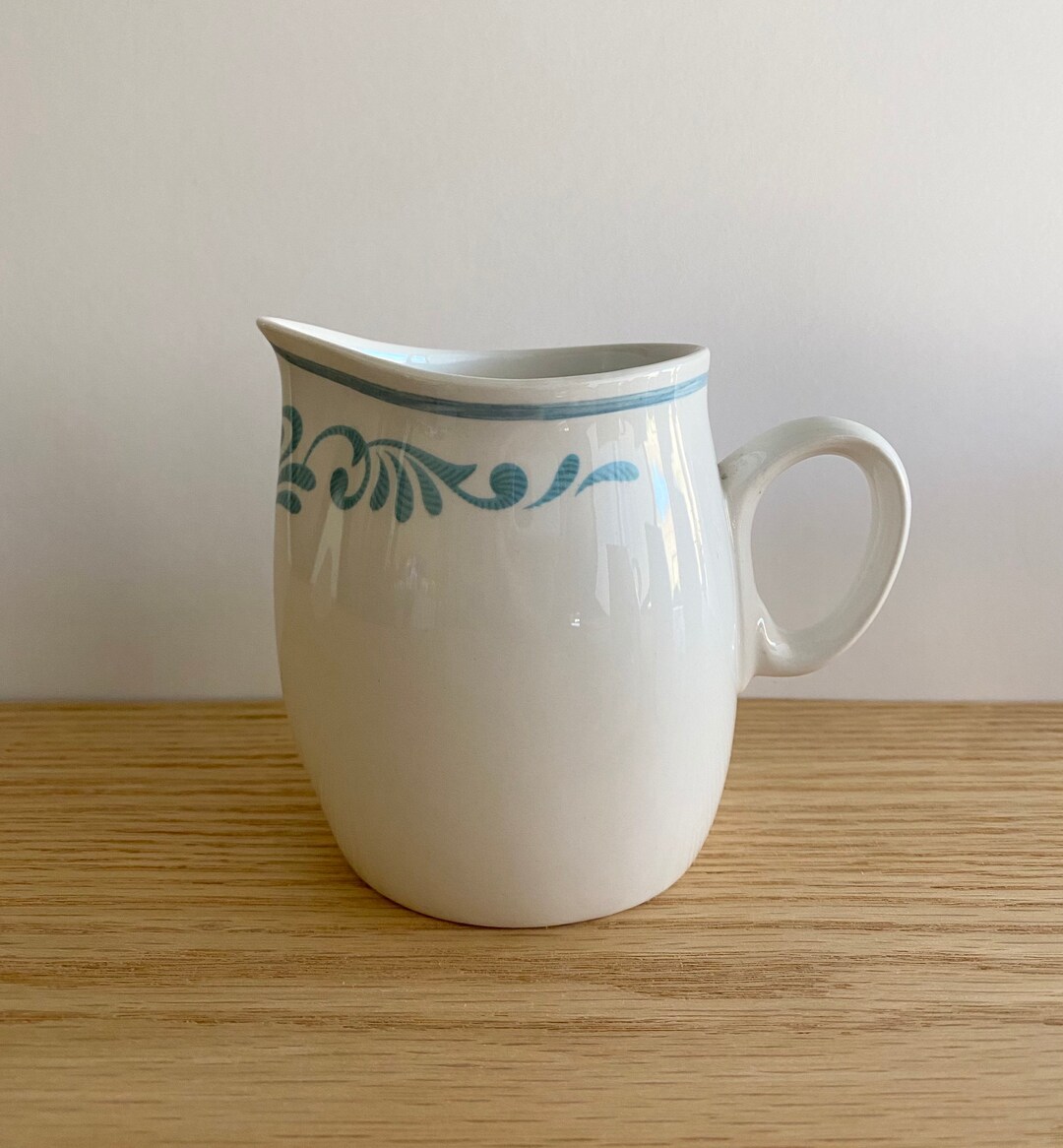 Franciscan Blue Fancy Creamer Blue and White Late '60s Vintage Pattern ...