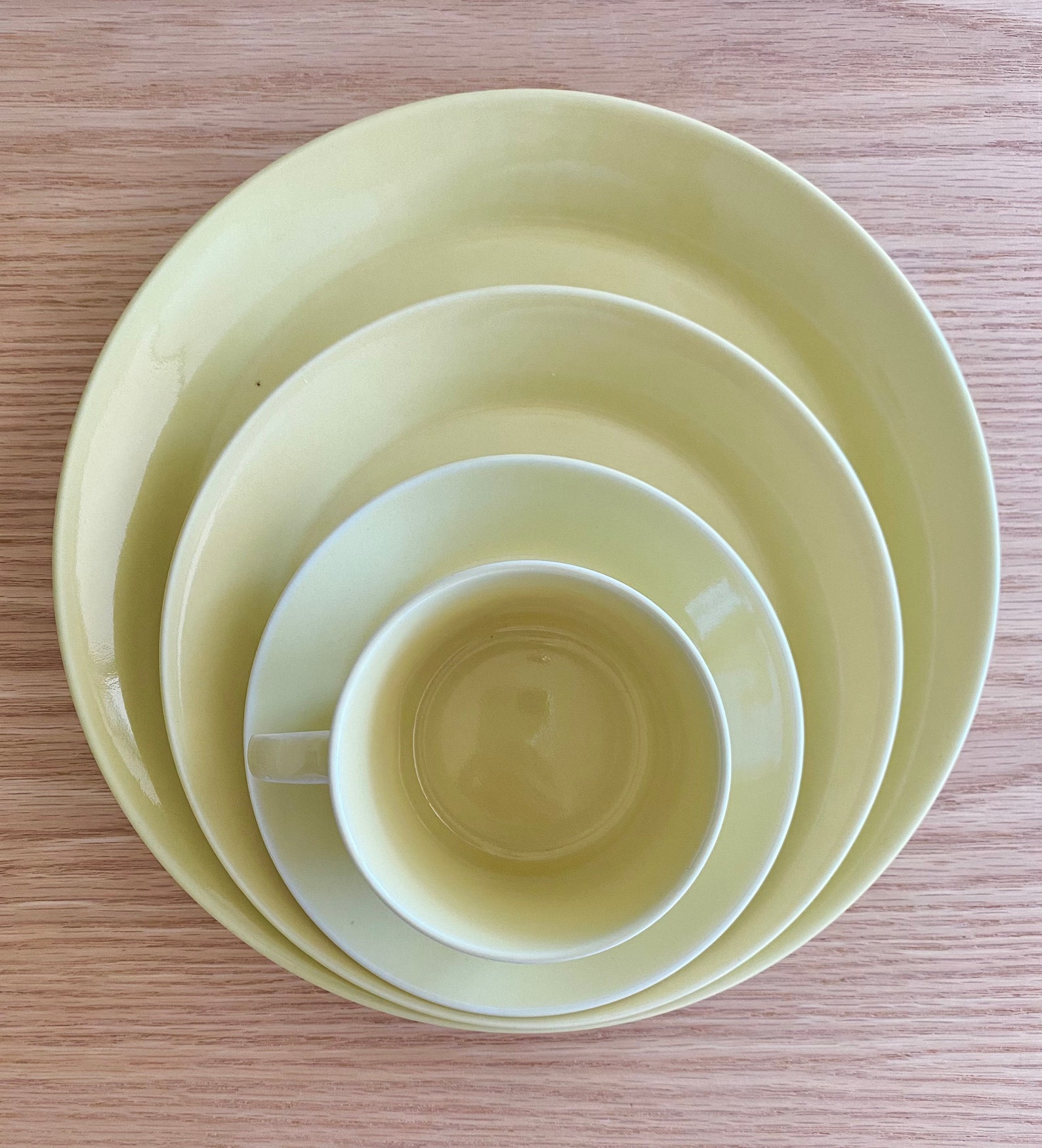 Arabia of Finland Yellow Teema Dinner Plates Set of 4 - Etsy