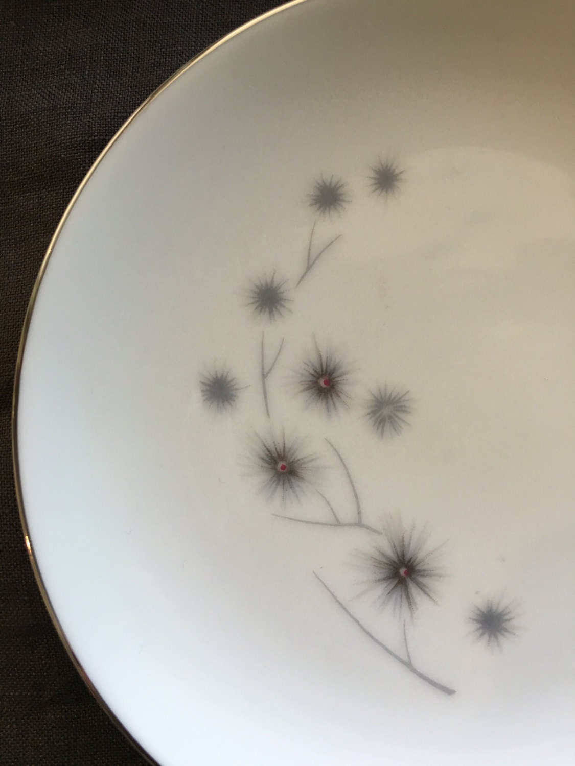 Home & Living Vintage Starburst Pattern Japanese Bone China Platters ...