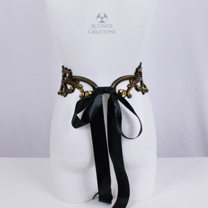 Gold 'oculus Draconis' Filigree Belt Ornate Baroque Dragon Eye Metallic ...