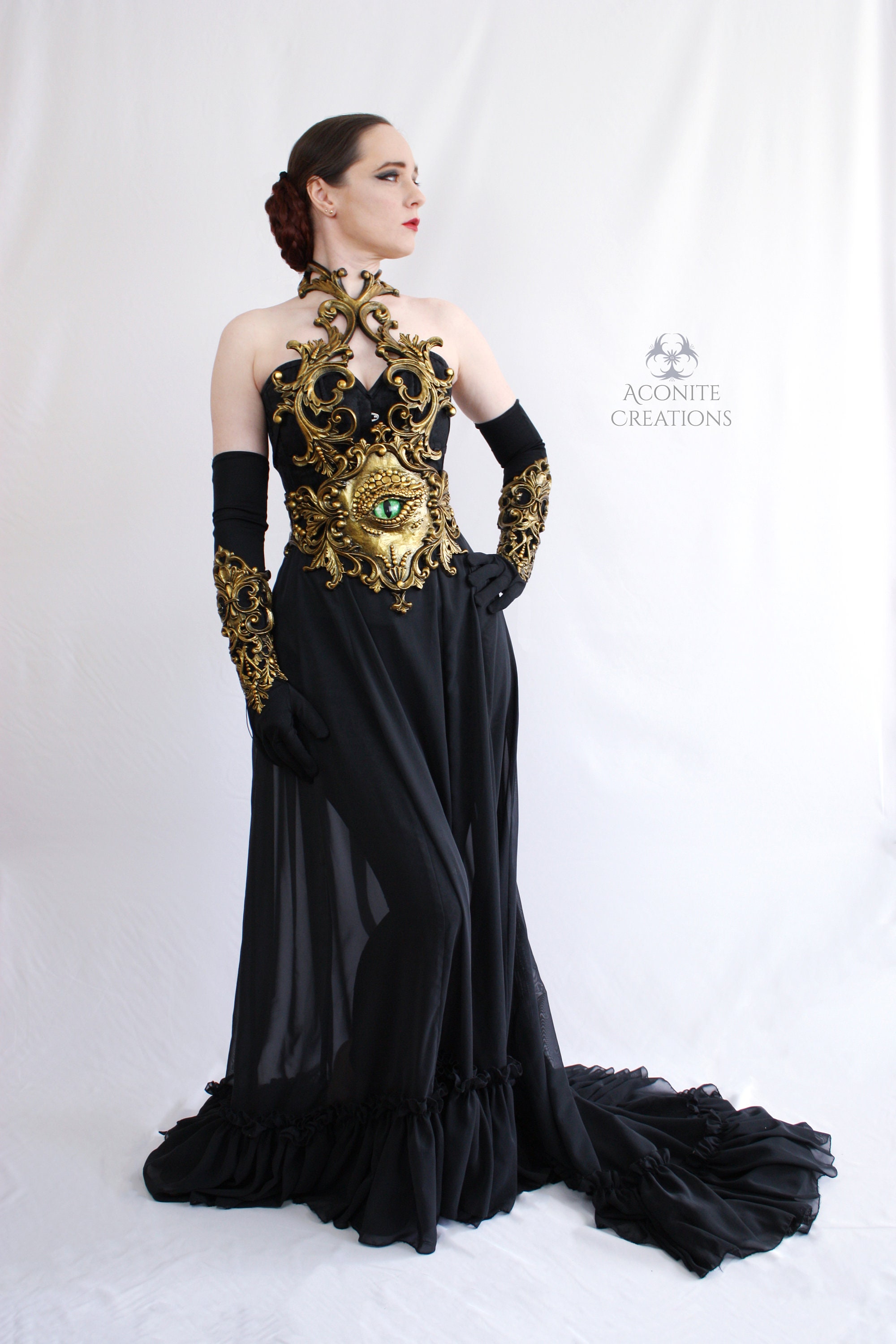 Gold 'oculus Draconis' Filigree Belt Ornate Baroque - Etsy