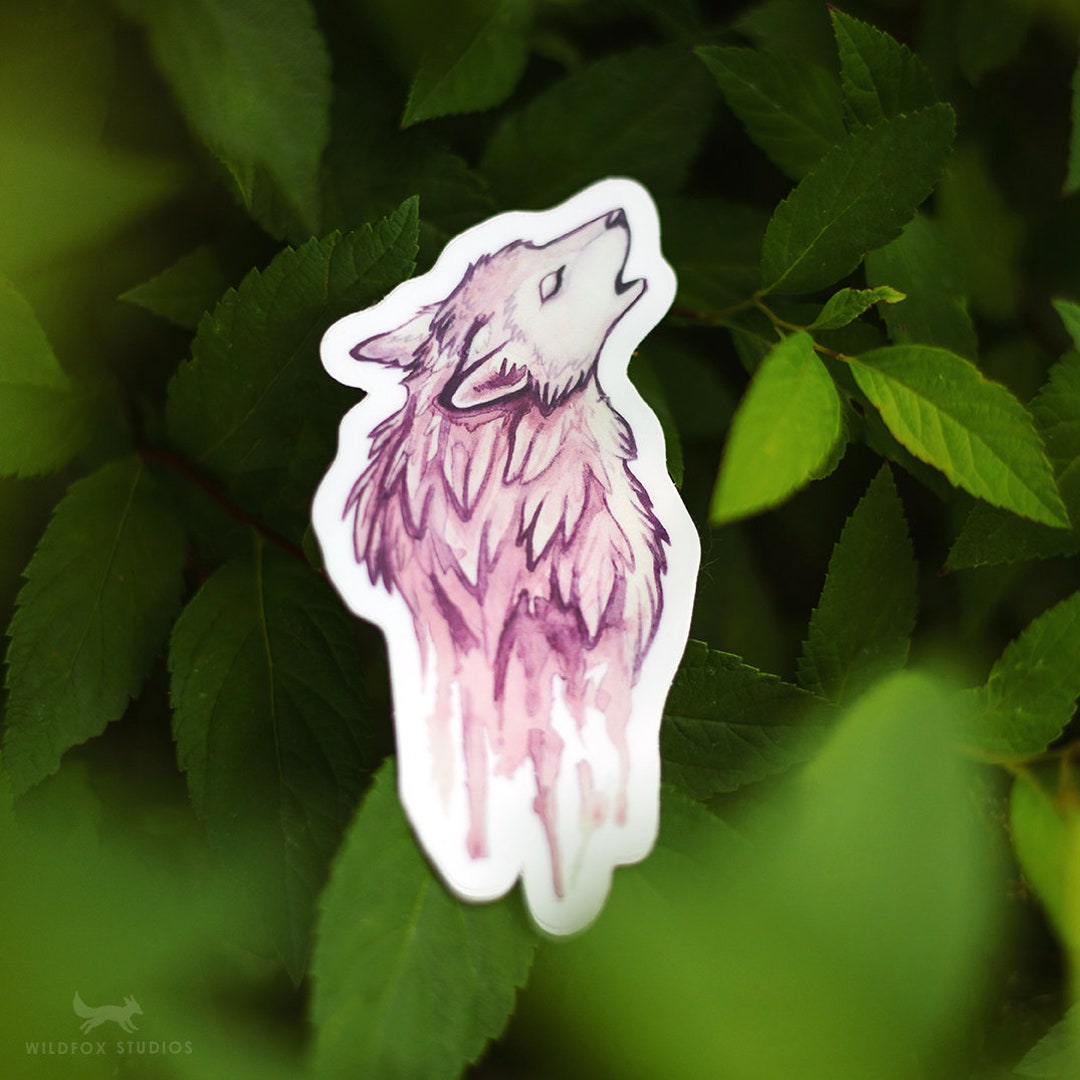 Howling Wolf Sticker for the Strength of the Pack is the - Etsy