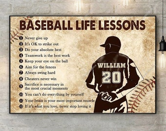 Life Lessons Baseball - Etsy