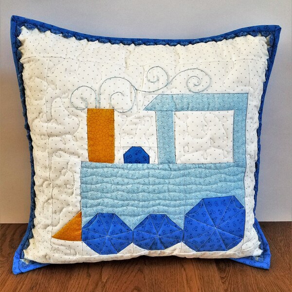 Train Pillow - Etsy