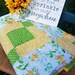 Green and Yellow Quilt Baby Quilt Shabby Chic Quilt Shabby Chic Nursery ...