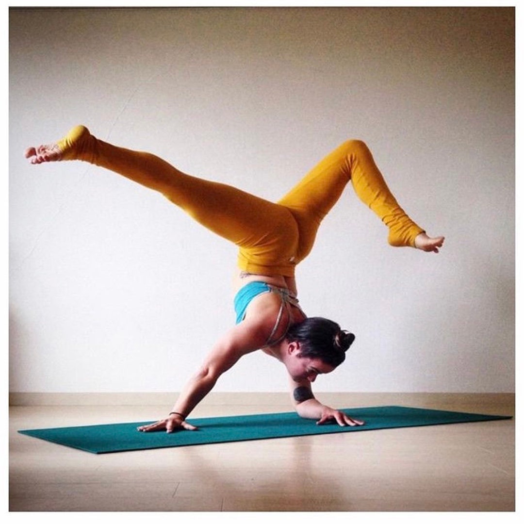 ORGANIC Cotton Spandex Leggings Custom Made by Fractal 9 Yoga Wear/women's Leggings/eco ...