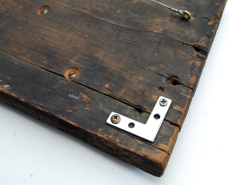 Hand Made Sign With Metal Letters on Old Wood, Grr Sign, Handmade Sign ...