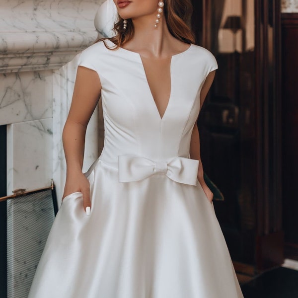 Cap Sleeves Dress - Etsy